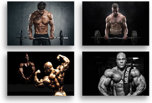 DK RAM 30.48 cm Bodybuilder Motivational Posters For Gym Room Wall ...