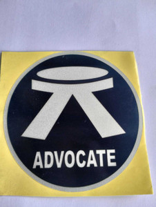 Dua 5 inch Advocate Logo Sticker for Bike, Car, Office Glass Window ...