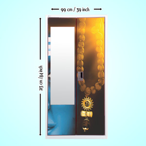 DECOR INDIA SOLUTION 24 cm Almirah Door Wallpaper Sticker (39 inch x 84 ...