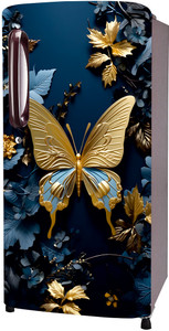 SDPRINTINGHUB 49 inch Fridge Single Door Wallpaper Sticker Wrap For ...