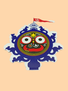 Jagannath Dham 10 cm Msd wall decor Jagannath sticker of Removable ...