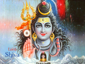 Online Collection 30.48 cm shiv ji Sticker Poster, God Shiva Poster ...