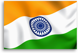 PRINTHUBS 30.48 cm Indian Flag Tiranga Posters For Room Home office ...