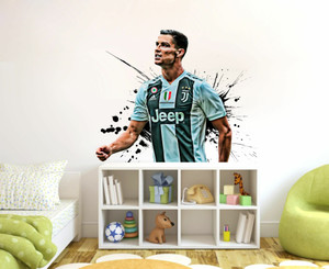 Art Kafe 58 cm Cristiano Ronaldo Wall Sticker Self Adhesive Sticker ...