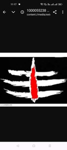 Dua 5 inch Shiva Tilak Sticker for Car & Bike God Sticker Reusable ...