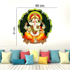 Decoration Stickers 1 cm ganesha multicolor sticker god _bhagwan ji ...