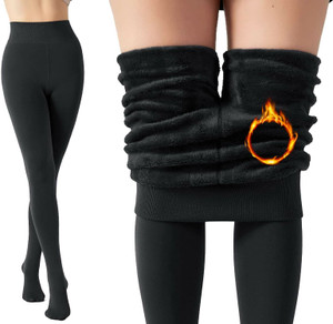 HSR Winter Warm Leggings Women Thermal Leggings Pants Fleece Lined ...