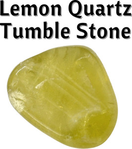 Crystal Heaven Lemon Quartz Tumbled Stones Polished Round Crystal ...