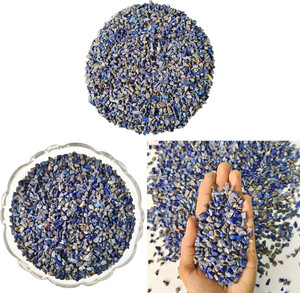 Shubhanjali Chips Stone for Vastu Small Blue Tumbled Chip Crushed Stone ...
