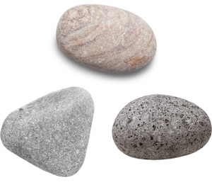 Ez Farmland Natural River Stone /Paper Weight /Showpiece Regular Oval ...