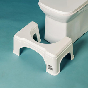 Shiswa Plastic Toilet Foot Step Stool Durable Anti-Slip for Adults - 19 ...