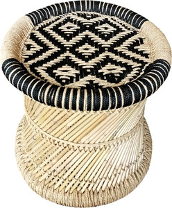 Yashika Creations Natural Bamboo Mudda/modha/ indoor/Outdoor/sitting ...