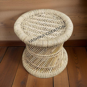 YASHIKA CREATION handmade Bamboo Stool Mudda/modha/muddi /set Outdoor ...