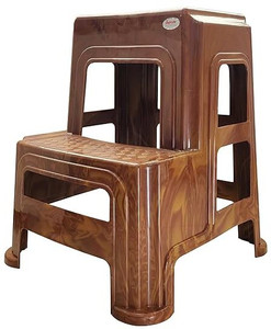 Supreme 2-Step Heavy Duty Plastic Multi Purpose Step Stool Living ...