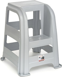 ACTIONWARE Actionware Plastic Stepper Stool Outdoor & Cafeteria Stool ...