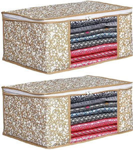 VATUKDY Polyester Sari Cover Storage Bags for Clothes with Saree ...