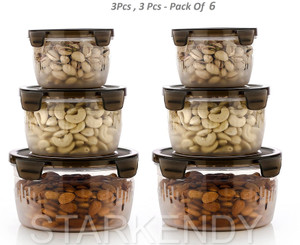 STARKENDY Plastic Unbreakable Airtight Lock Kitchen Storage Container ...