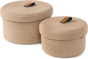 SOLO DESIRE Jute JUTE-BOX Storage Basket Price in India - Buy SOLO ...