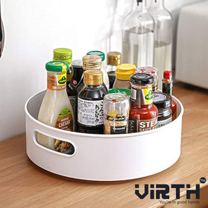 Virth Plastic 360° Rotating Organizer Tray Multi- Function Rotating ...