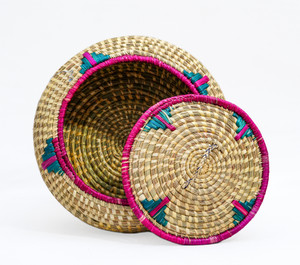 havepure Wooden Handmade Munj Grass Chapati Box-Eco-Friendly Roti ...