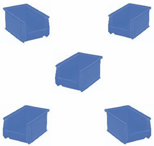 AURA PLAST Polypropylene Plastic Bin | Screws Storage | Open Crate ...