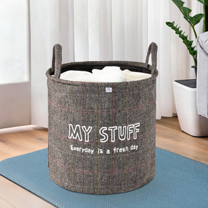 Heart Home Wool, Rubber Versatile Drawer Storage Basket with Handle ...