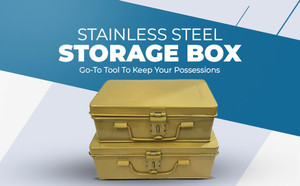 JAYCO Stainless Steel Puja Peti / Cash Boxes / Storage Boxes - Set of 2 ...