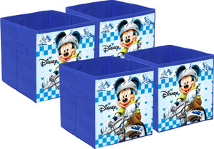 DISNEY Mickey Print Clothes Organizer With Handle Storage Box Price in ...