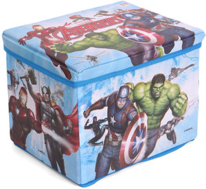 zhirk Marvel Avengers Wooden Toy Storage Box - Blue Storage Box Price ...