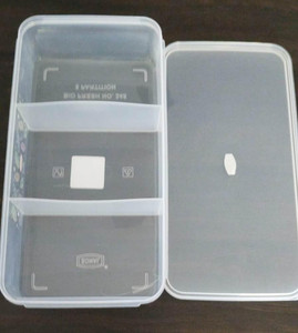 Mathis 3 Compartment Storage Box, Multipurpose Use (Clear) 30 * 15 * 6 ...