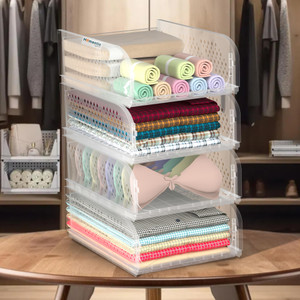 HOMESTIC Multipurpose Cloth Organizer for Wardrobe & Almirah Storage ...
