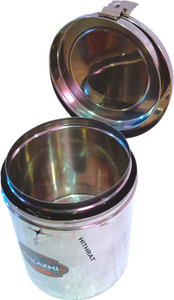 HITHRAT Stainless Steel Storage Container (KUNDI DABBA ) SET OF 2 ...
