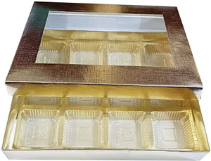 Nips Packaging 12 Cavity chocolate box (pack of 10), Empty Chocolate ...