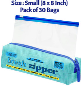 Fresh Zipper Zip Lock Bags for Food Storage | Zipper Bag | Size: Small ...