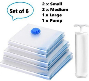 Corslet Storage Vacuum Bags for Clothes with Pump, Space Saver Bags ...