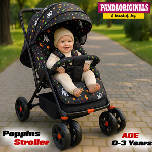 Pandaoriginals Poppins Baby Stroller Pram for 0-3 Years 5 Point Safety ...