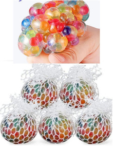 CJ CHILDREN Mesh Squeeze Ball Squishy Stress Squeeze Balls Combo - 6 cm ...