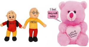 Nihan Enter[prises Best Quality Soft Pink Teddy and Motu-Patlu for ...