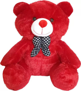 Toyingly Red Fur Teddy Bear Stuffed Toy For Birthday Toys for Boy/Girl ...