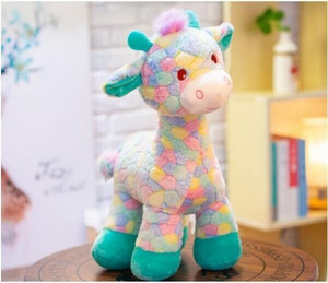 Teddy Daddy Rainbow Giraffe Super Soft Toy For Girls and Boys (1 single ...
