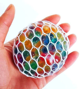 SARASI Soft Squishy Mesh Ball Stress Relief Hand Fidget Toy [Pack Of: 1 ...