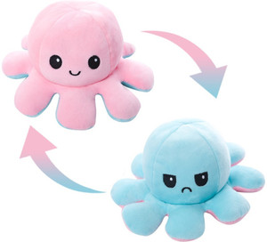 Teddify Premium Quality Reversible Octopus Dual Colour Mini Plush ...