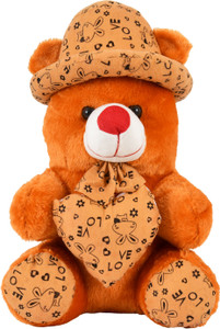 HAPPYLOTEDDY BROWN CAP TEDDY BEAR - 45 cm - BROWN CAP TEDDY BEAR . Buy ...