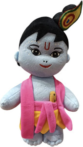 SAAKETH Lord Krishna Soft Toy - 15 cm - Lord Krishna Soft Toy . Buy ...