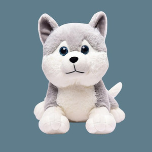 PromoCart Stuffed Soft Toy for Kids hus ky Dog Puppy Animal Toy - 35 cm ...