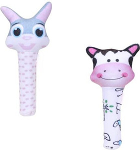 TOYTALES Toytales_Hand Rattle Rabbit_Cow - 23 cm - Toytales_Hand Rattle ...