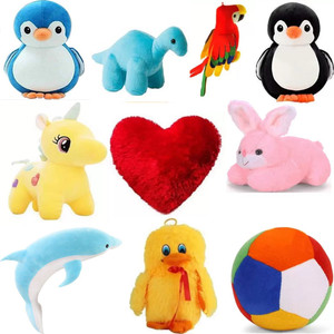 Macros Super Soft 10 Complete Pack Stuffed/soft toy Combo of Teddy Bear ...