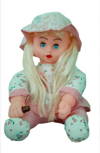 PRJ STUFFED DOLL_LONG HAIR _PINK - 33 cm - STUFFED DOLL_LONG HAIR _PINK ...