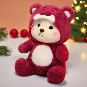 snuglystuff Cute Lena Teddy Bear, Removable Cap, Stuffed Toy for Kids ...