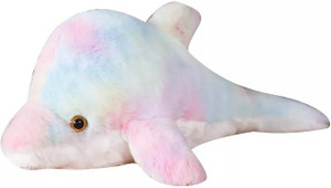 AVS Dolphin Stuffed Soft toy Rainbow Fur - 30 cm - Dolphin Stuffed Soft ...
